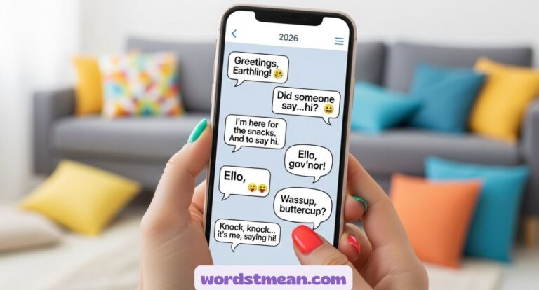 40 Funny Ways to Say "Hi Over Text" 2026