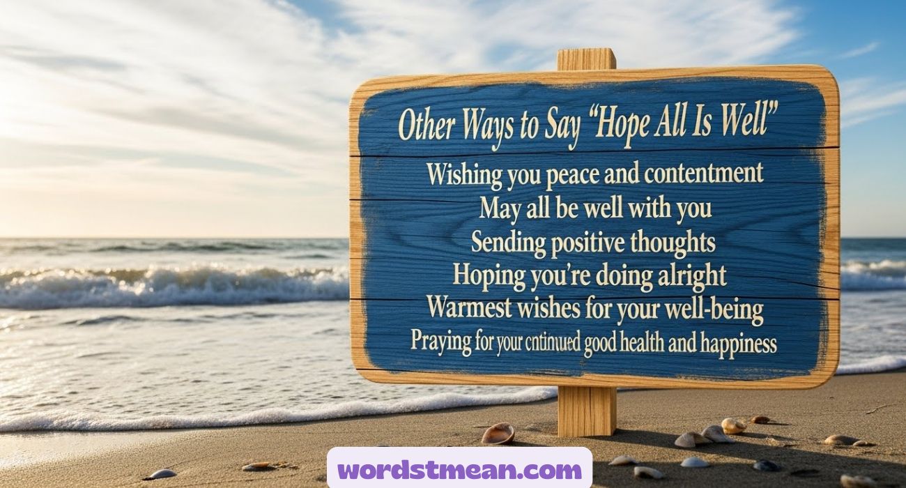 30 Other Ways to Say “Hope All Is Well”